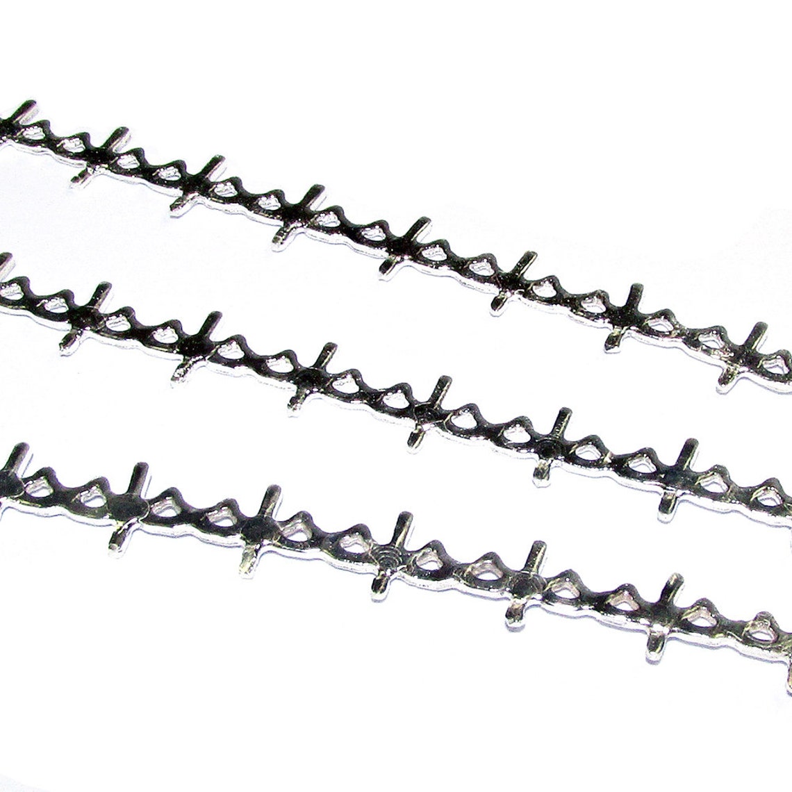 999 Fine Silver Casted Bezel Wire Size 6.7x0.6 Cm (2.7 Inch), Gallery ...