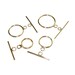 14K Yellow Gold Filled Toggle Clasps Sizes 10, 12, 14, 17 Mm, Toggle ...