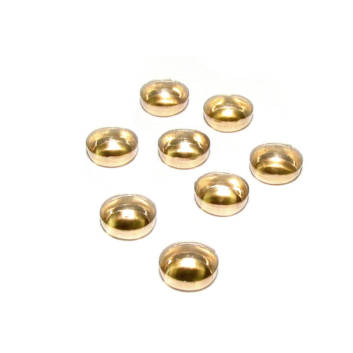 4 Pcs Size 4.0 Mm 14K Solid Gold Round Bezel Cups Bezel Cup - Etsy