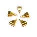 14K Yellow Gold Filled Decorative Triangular Pendant Bail, Bail With ...
