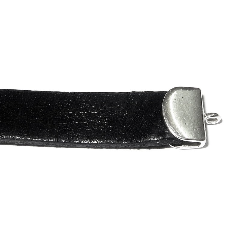 925 Sterling Silver Pinch End Caps Size 4.0, 4.5, 7.0, 8.0, 9.5, 14.0 ...