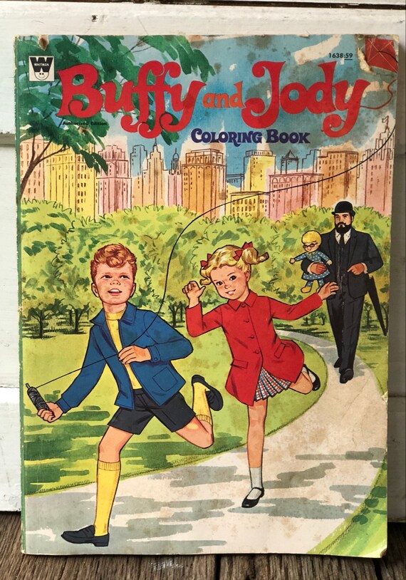 1960s Buffy and Jody Coloring Book Family Affair Whitman | Etsy