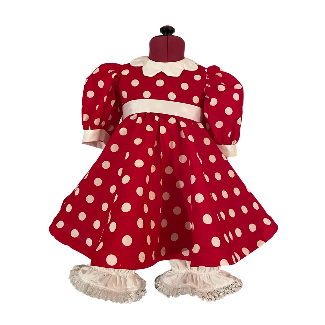 RED POLKADOT Dress Inspired by Minnie Mouse- Adult - Etsy