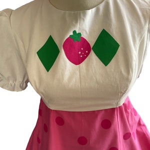 Strawberry Dress Costume, Inspired by Strawberry Shortcake- Adults - Etsy