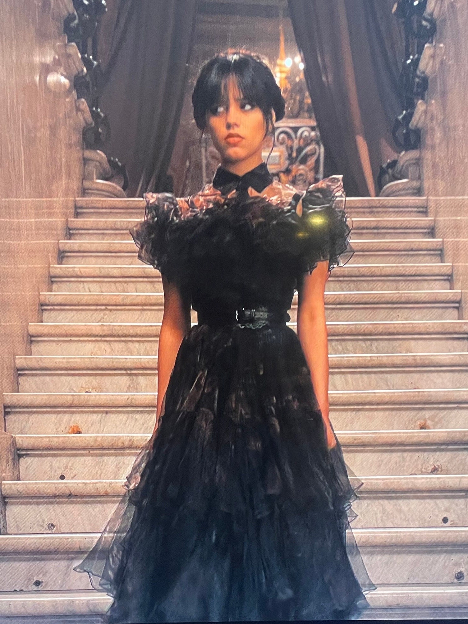 Wednesday Addams Black Dancing Dress Adults — Wren Amber Clothing