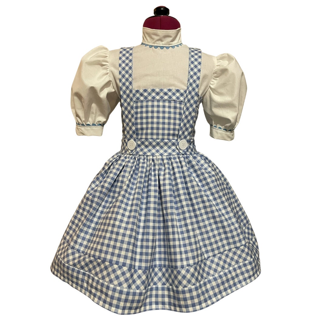 BLUE CHECK DRESS Inspired by Dorothy Adult - Etsy