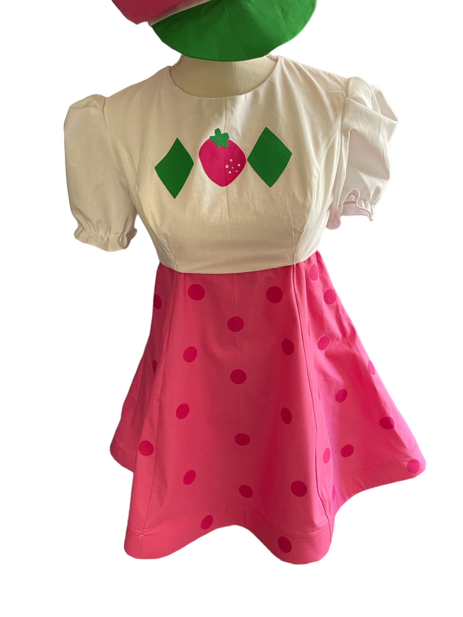Strawberry Dress Costume, Inspired by Strawberry Shortcake Adults - Etsy
