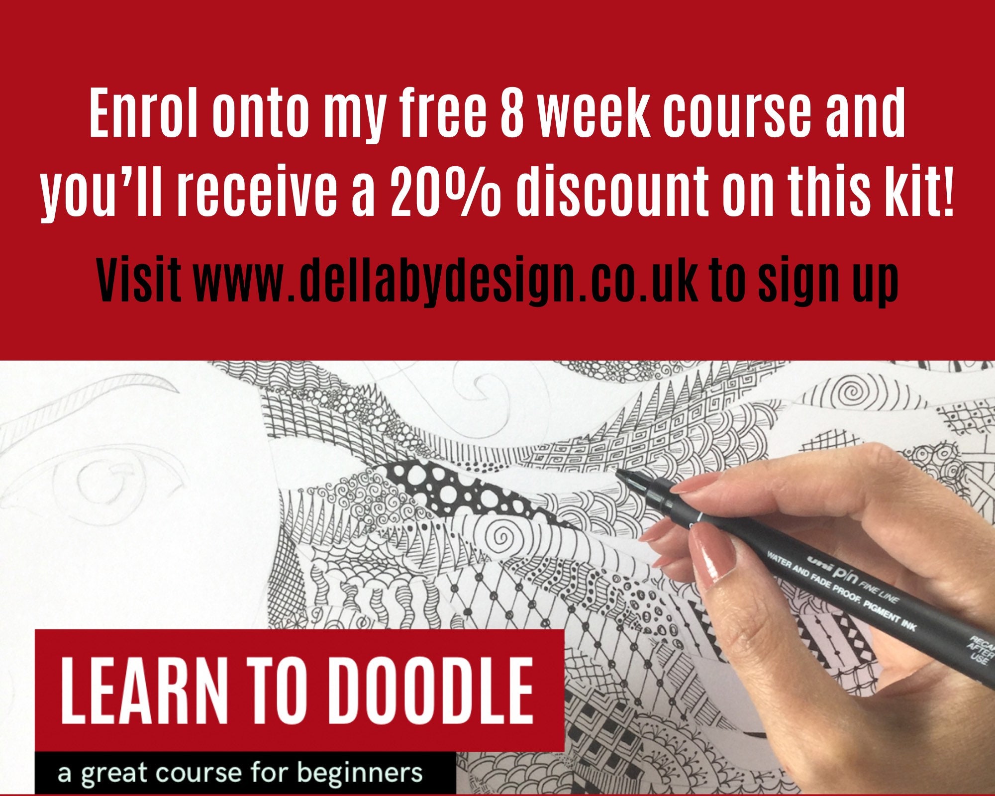 Complete Doodle Tool Kit Learn How to Doodle Online Course | Etsy