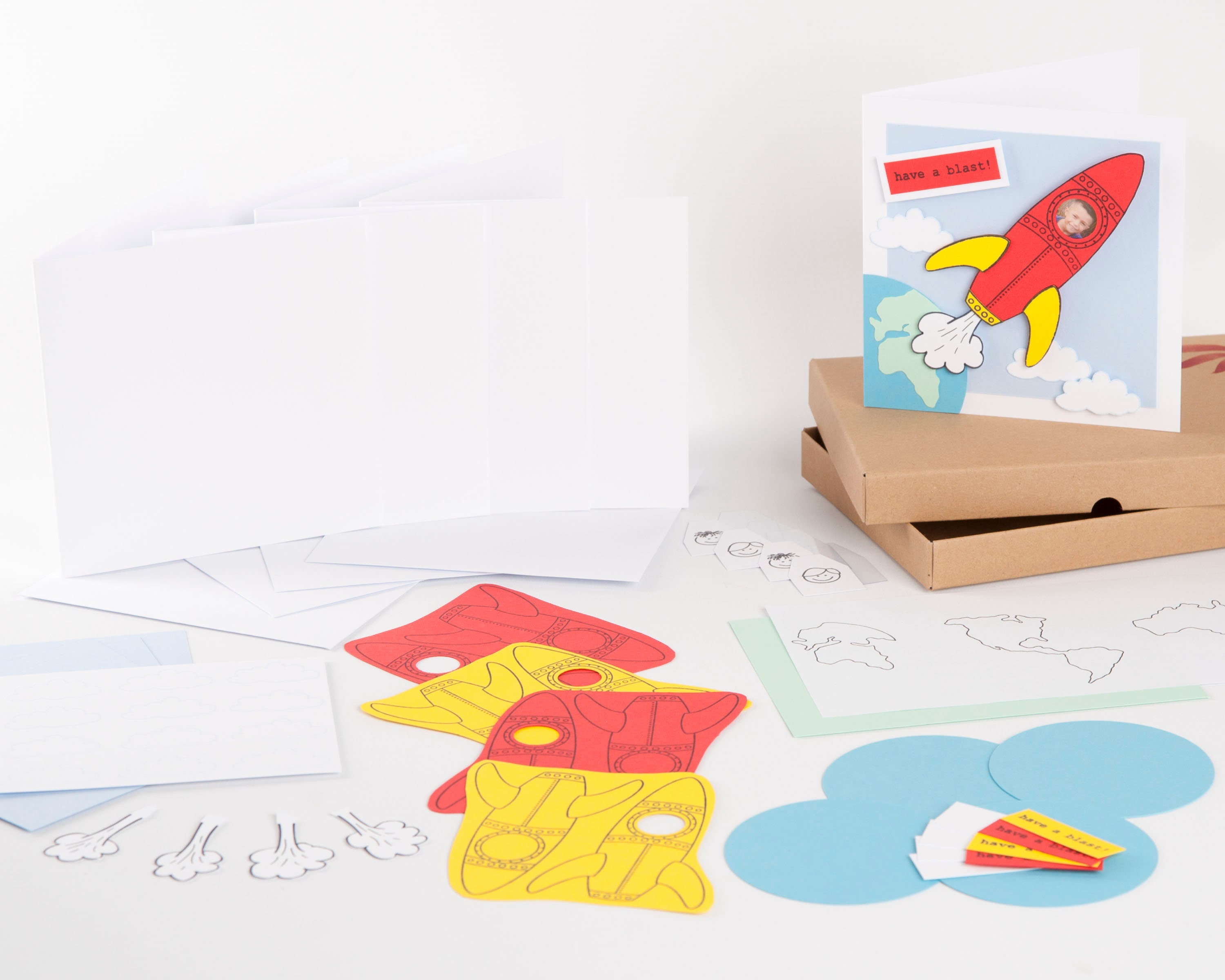 Rocket Card kit Card kits for adults | Etsy