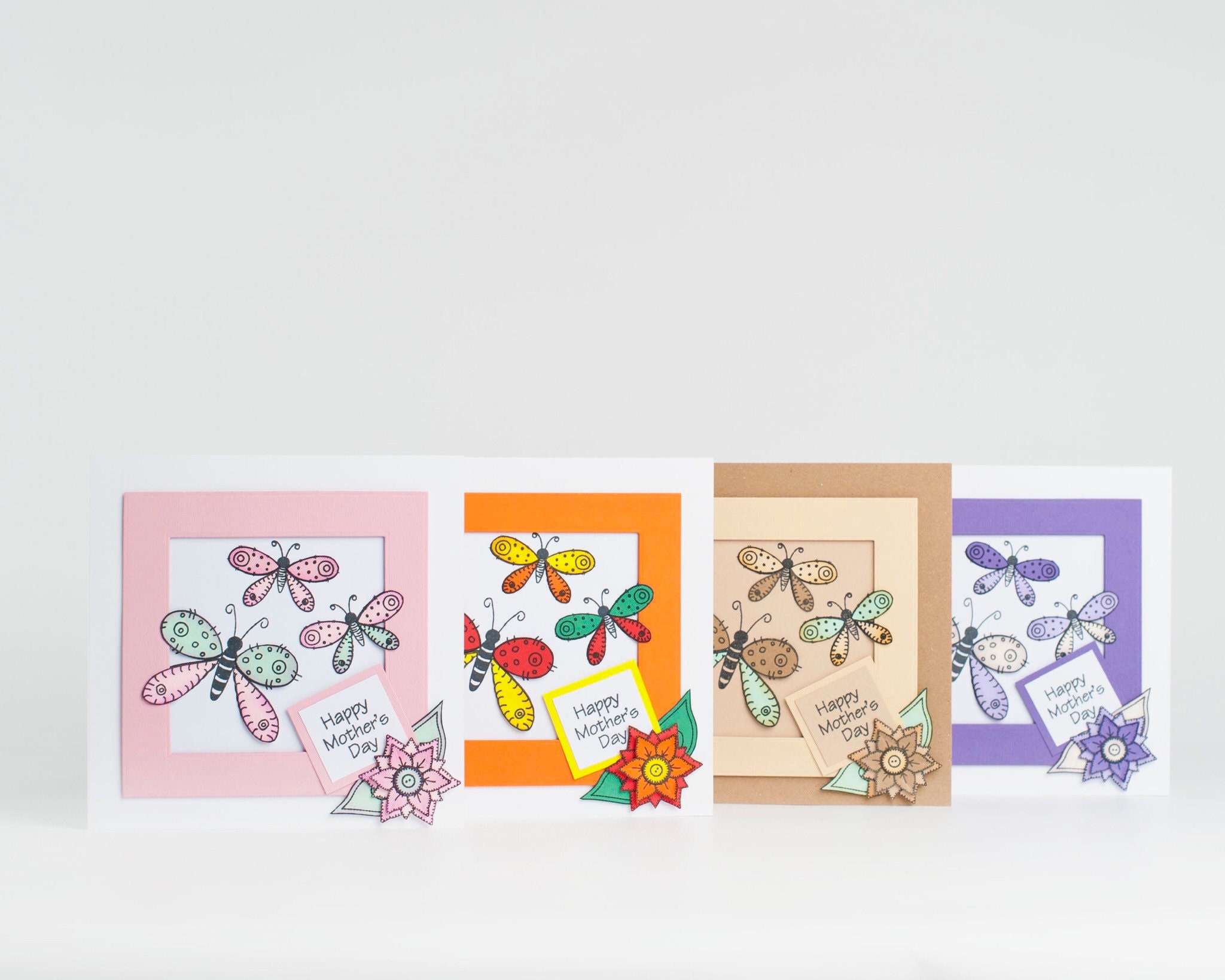 DIY Card Kit for Mothers Day, Bright & Colourful Mothers Day Card - Etsy