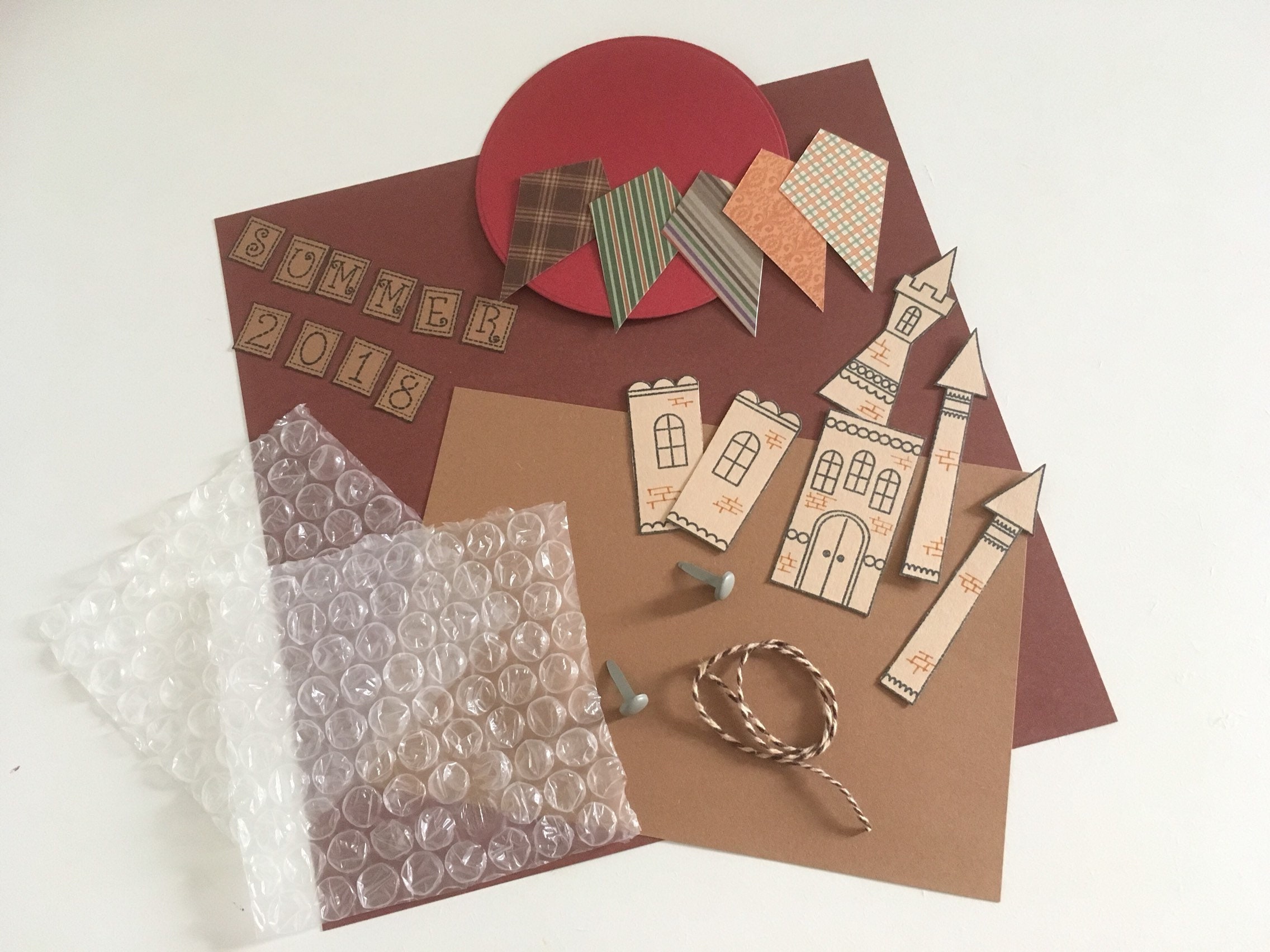 Scrapbooking Kit, Castle Visit Crafts, Easy Scrapbooking, Kid's Summer ...
