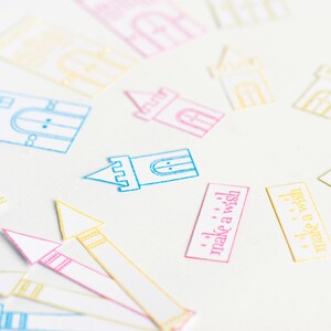 Castle Birthday Card Kit, Rainbow Castle Kit, Card Making Kit, Beginner ...