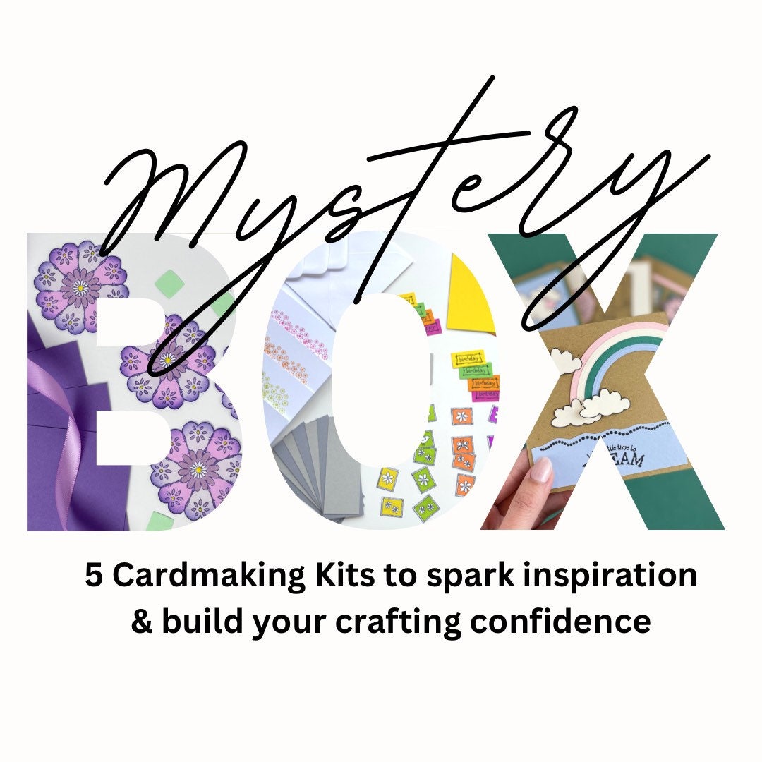 Mystery Box, Card Making Kits for Adults - Etsy