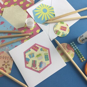 DIY Card Making Kit for Children, Valentine's Craft Kit, Activity Pack ...