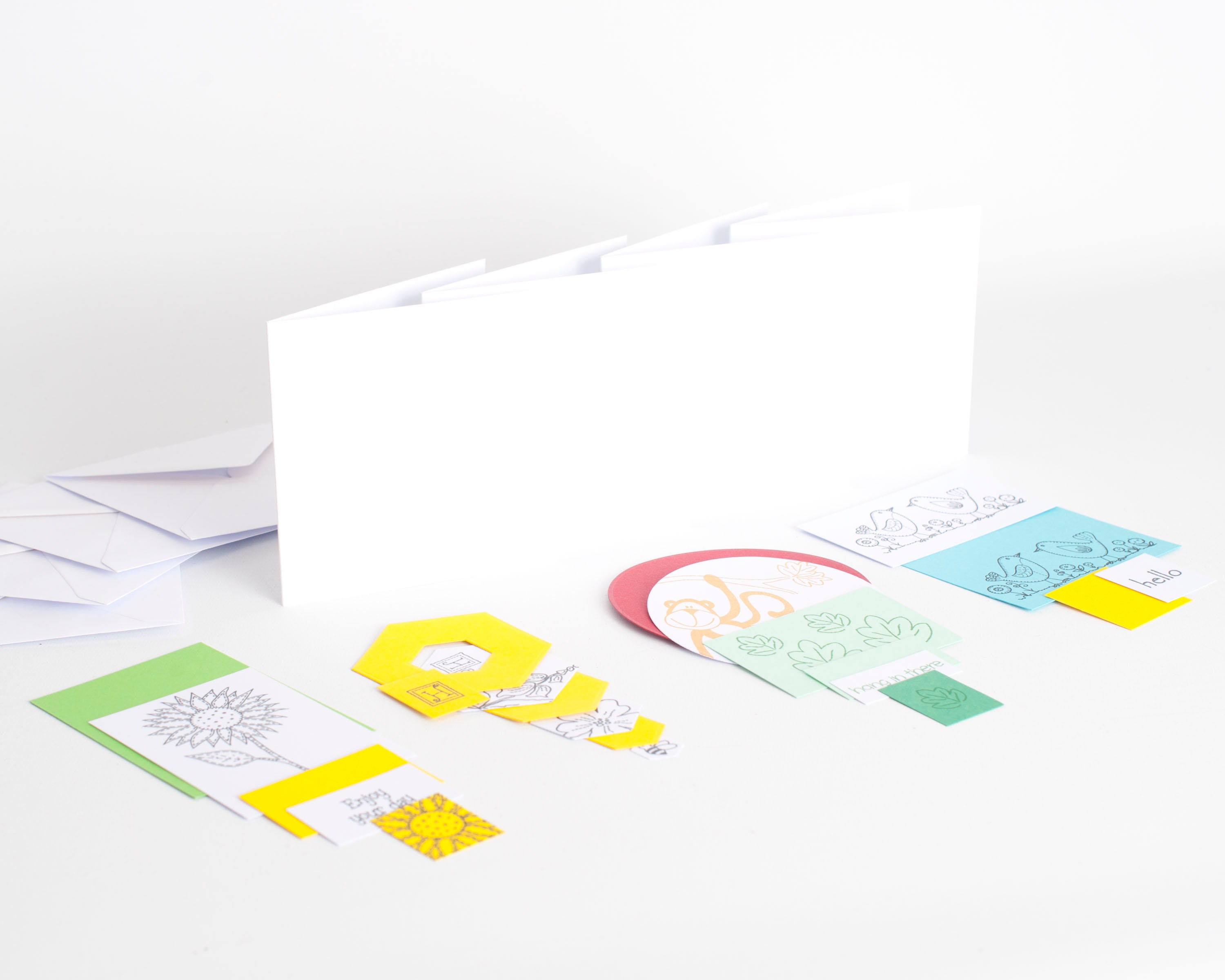 Just Because Note Cards Card Making Kit Simple Cards for - Etsy