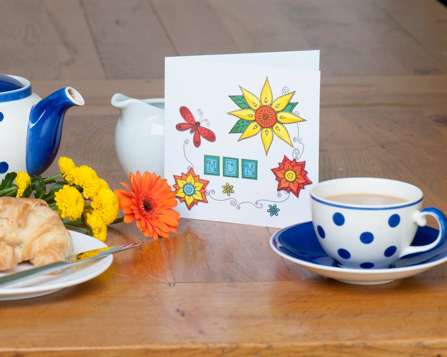 Colourful Mother's Day Card Kit DIY Card Kit Handstamped - Etsy UK