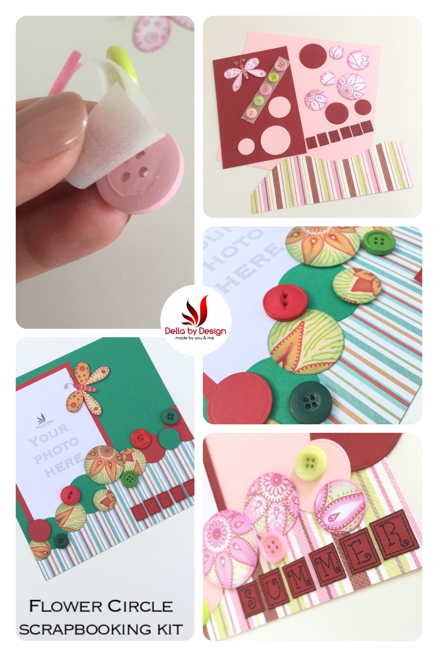 Flower Scrapbooking Kit, Children's Memory Book, Structured Craft Kits ...