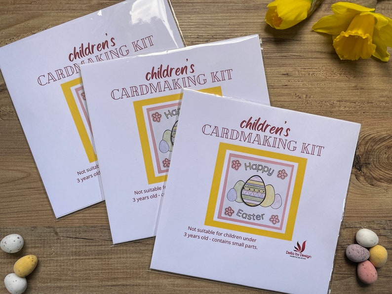 Kid's Easter Card Making Kit, Alternative Easter Gift for Children ...