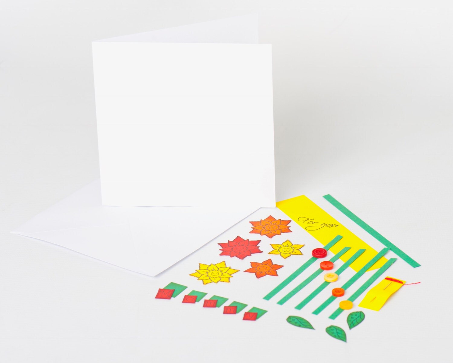 Mothers Day Card Making Kit, DIY Crafts for Adults, Bright Button ...