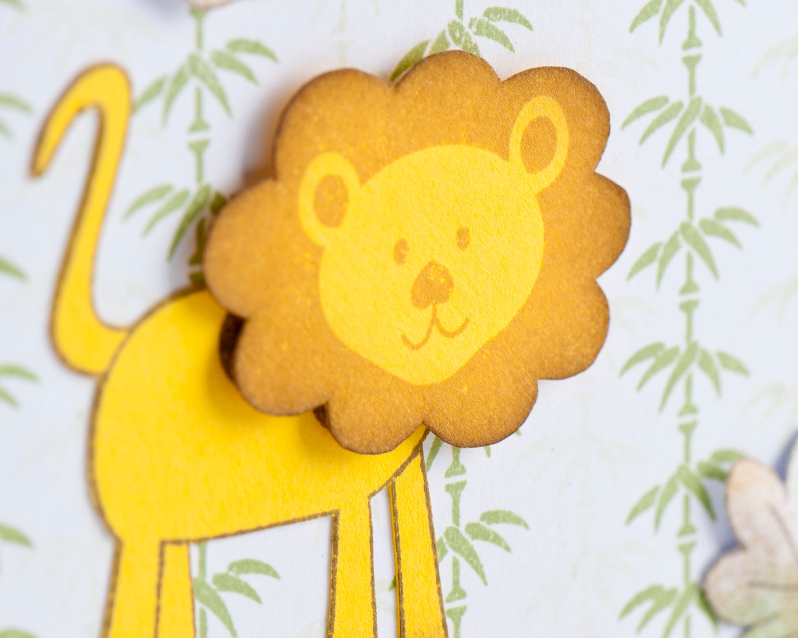 Jungle Theme Birthday Card Kit, Card Making Kit, Beginner's Craft Kit ...