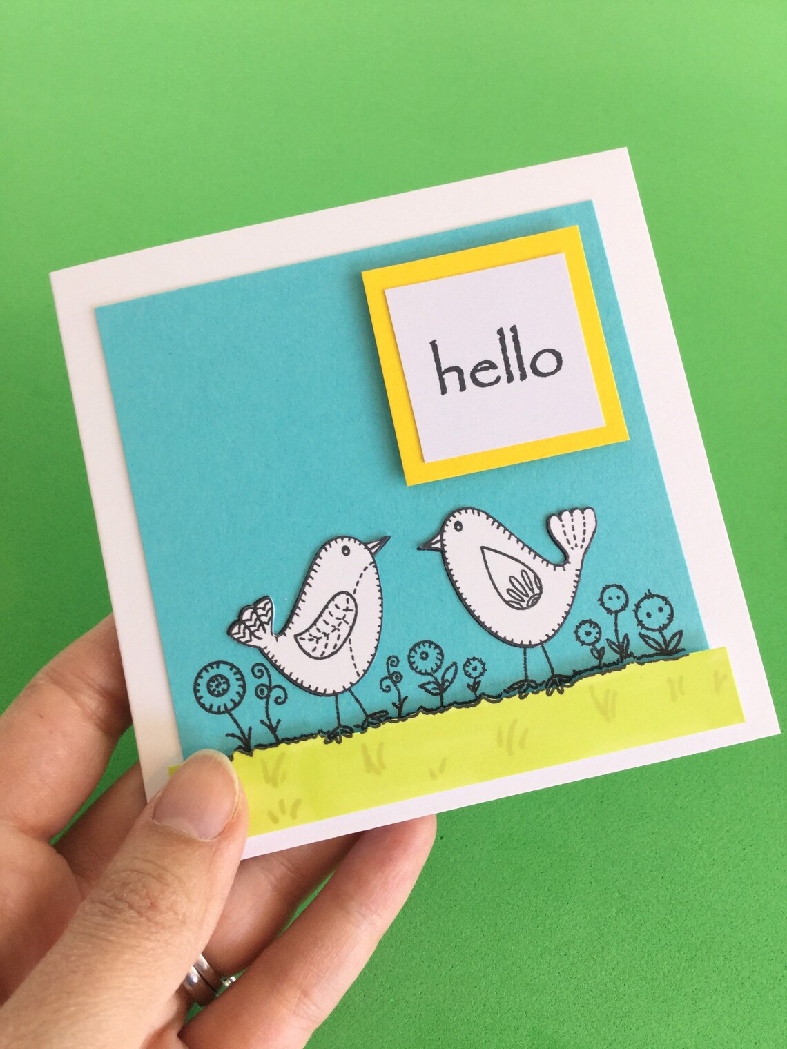 Just Because Note Cards simple cards for friends | Etsy
