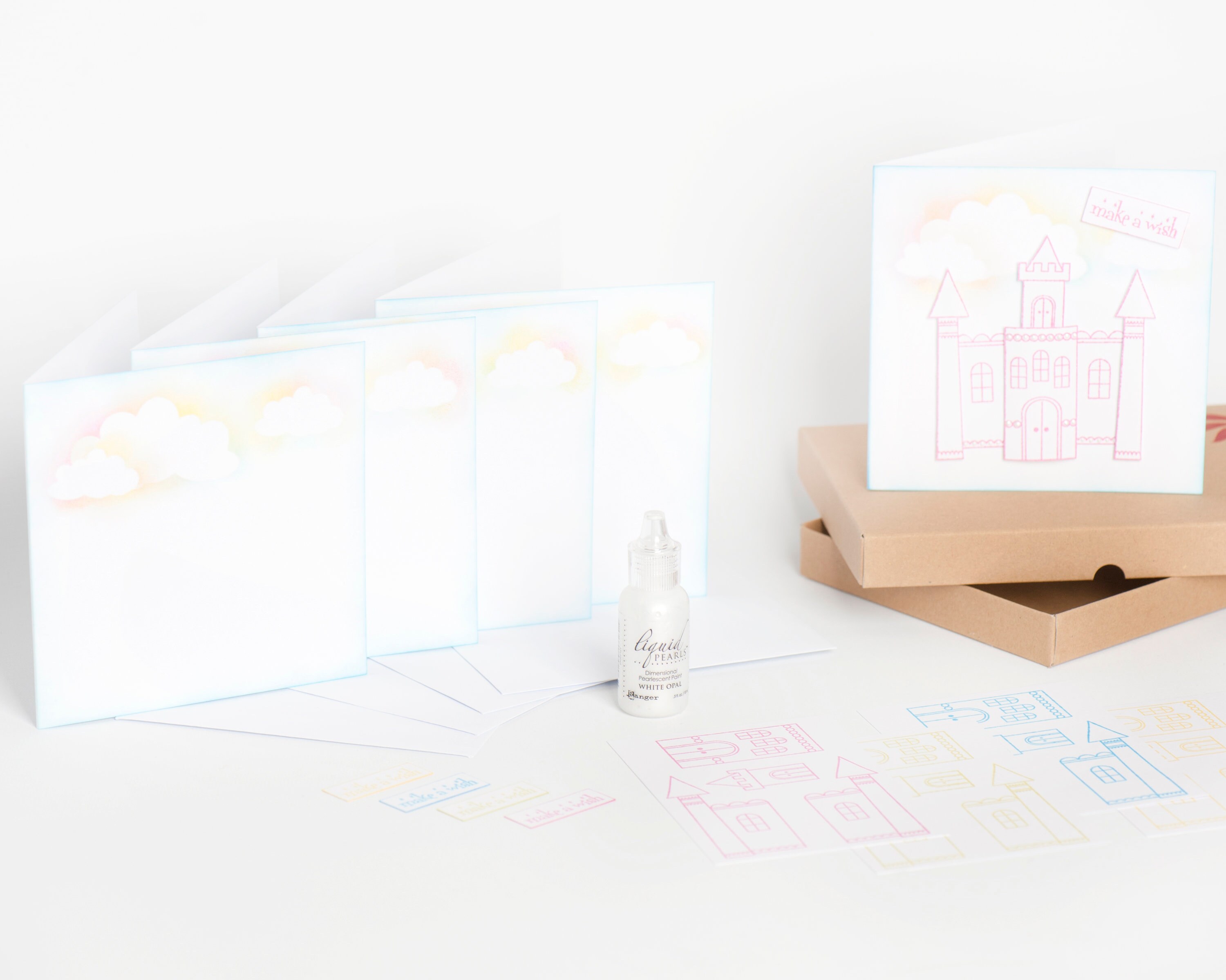 Craft kit for adults Fairy Tale Card Ideas Make a wish | Etsy