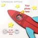 Children's Rocket Birthday Card, Beginner's Kit, Card Making Kit, Space ...
