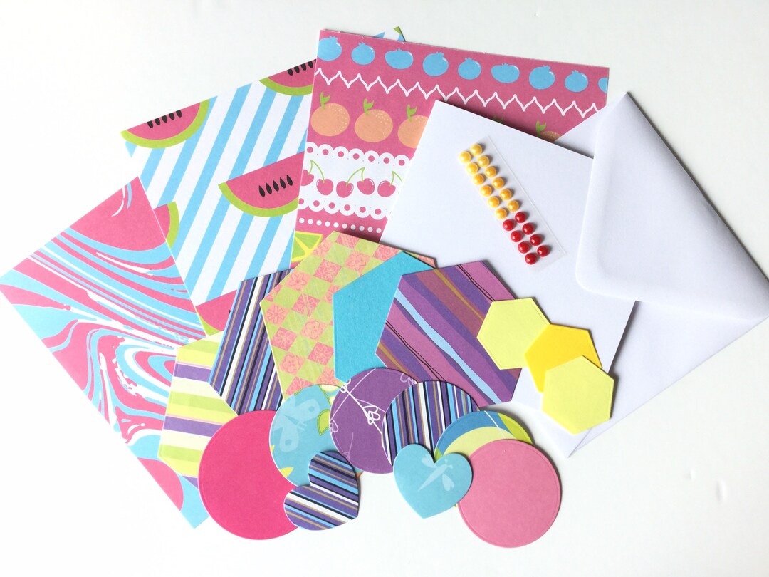 DIY Card Making Kit for Children, Valentine's Craft Kit, Activity Pack ...