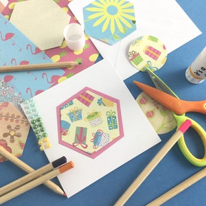 DIY Card Making Kit for Children, Valentine's Craft Kit, Activity Pack ...