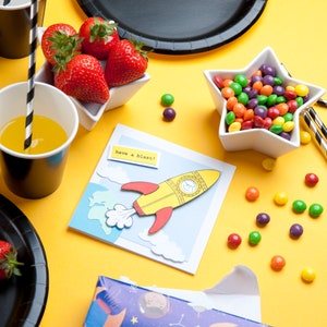 Rocket Birthday Card Kit, Beginner's Card Making Kit - Etsy
