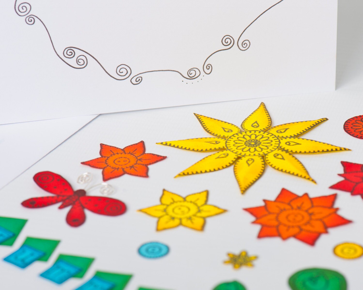 Colourful Mother's Day Card Kit, DIY Card Kit, Floral Card, Make Your ...