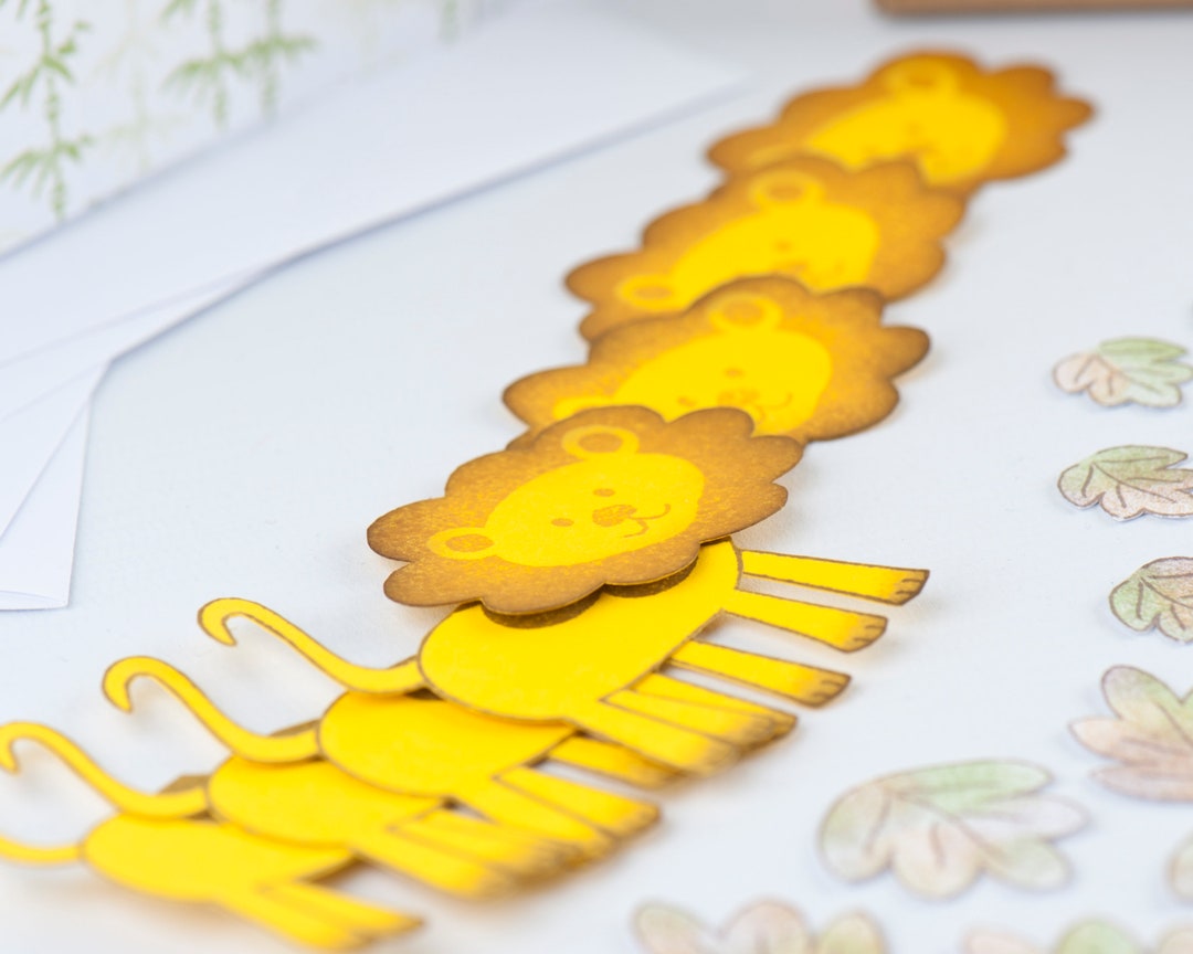 Jungle Theme Birthday Card Kit, Card Making Kit, Beginner's Craft Kit ...