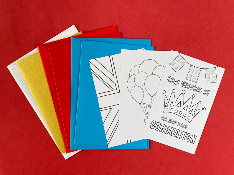 Colouring Cards for Children Card Kits for Children - Etsy UK