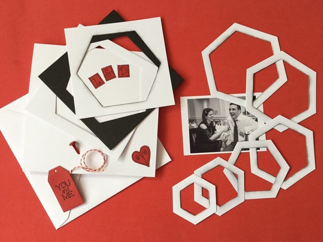 Make Your Own Valentines Day Card, Romantic Card for Husband, Masculine ...