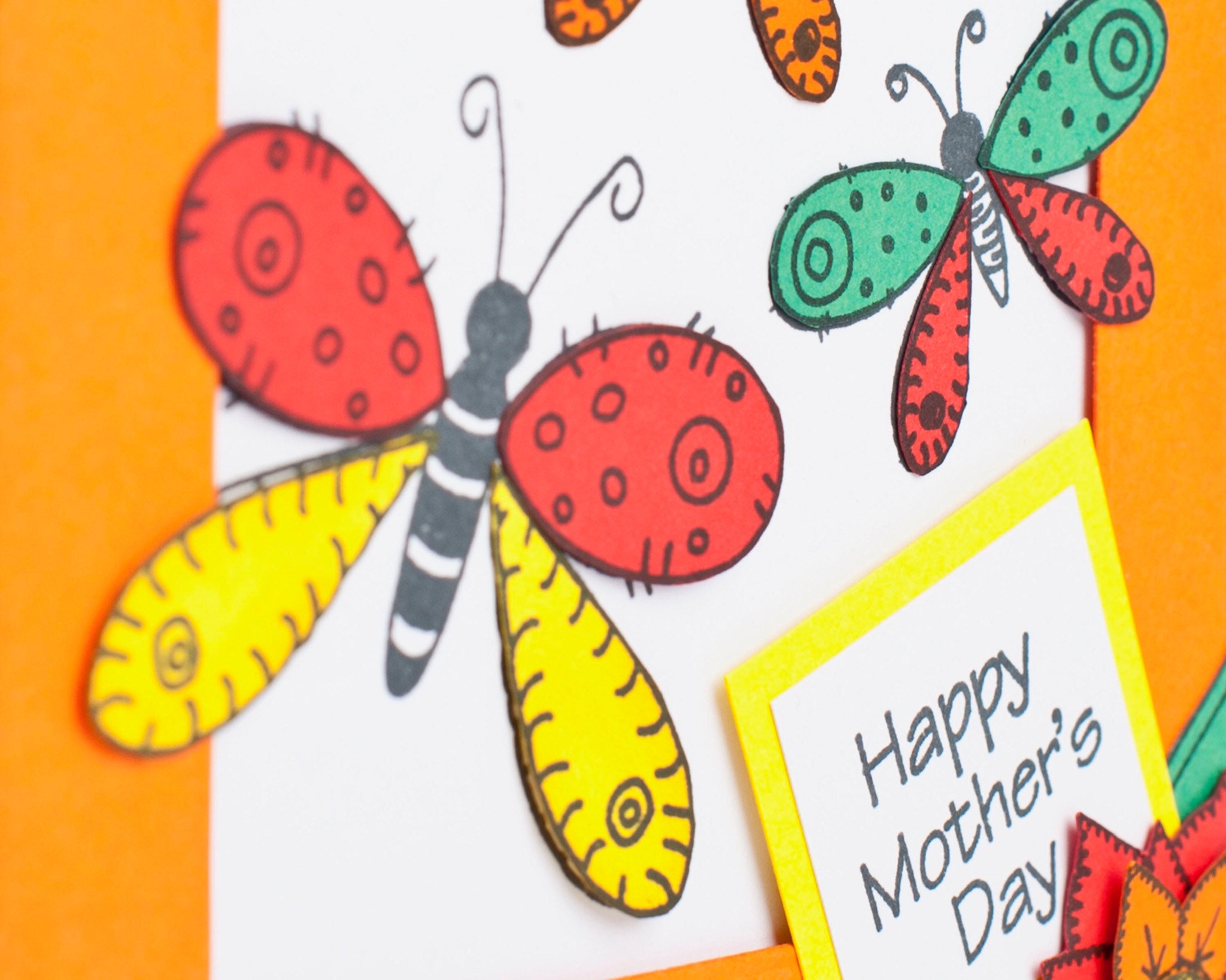 DIY Card Kit for Mothers Day, Bright & Colourful Mothers Day Card - Etsy
