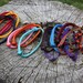 Sets of 10, 15, 20 Puppy Whelping Collars, Paracord Puppy ID Collars ...