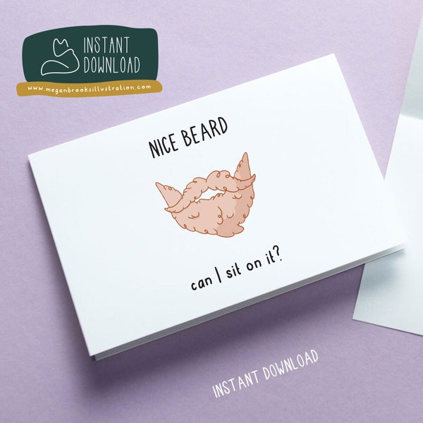 Beard Card - Etsy