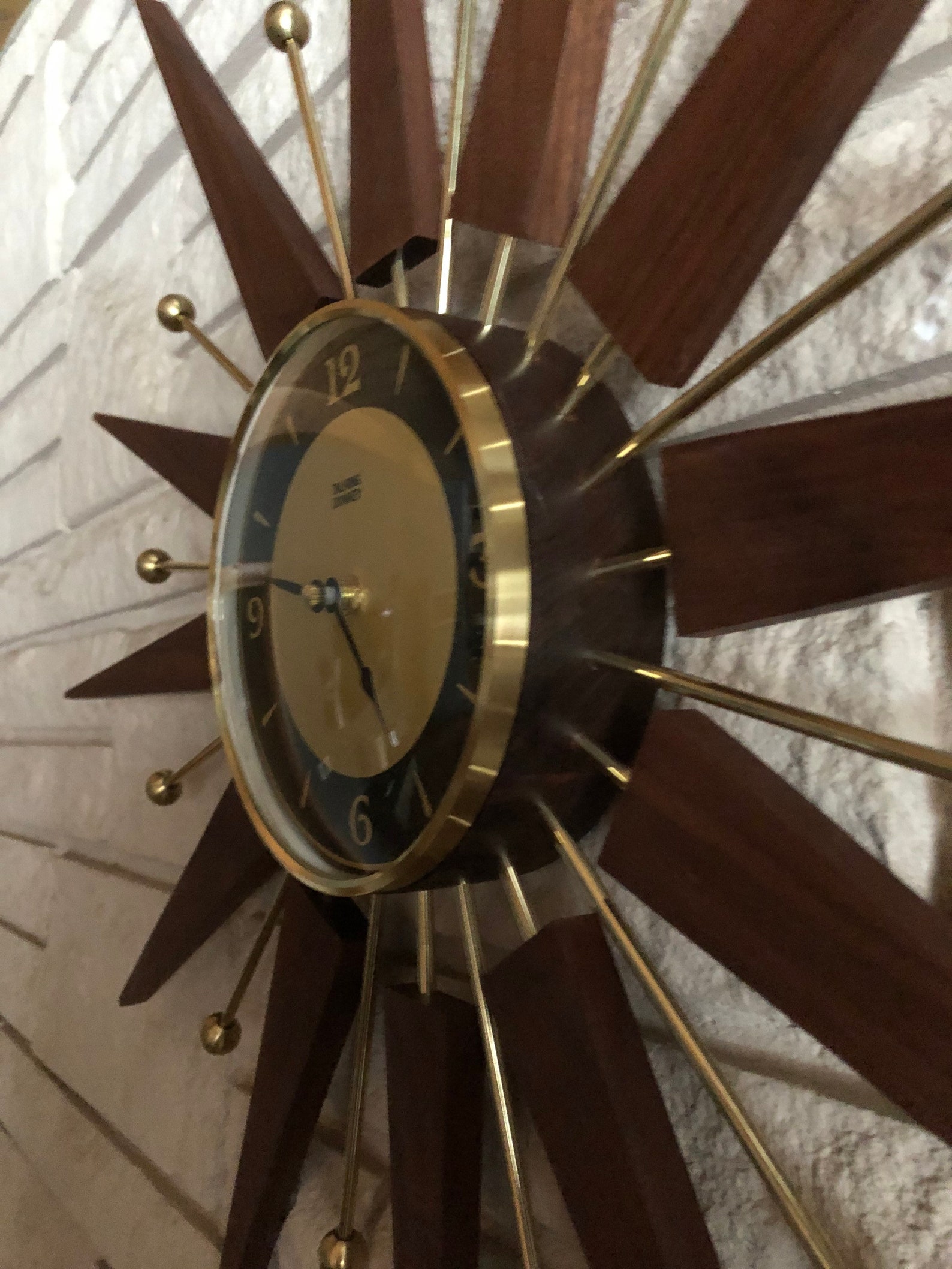 Talking Donkey starburst clock | Etsy