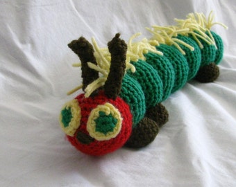 The Very Hungry Caterpillar Inspired Crochet Hat - Etsy UK