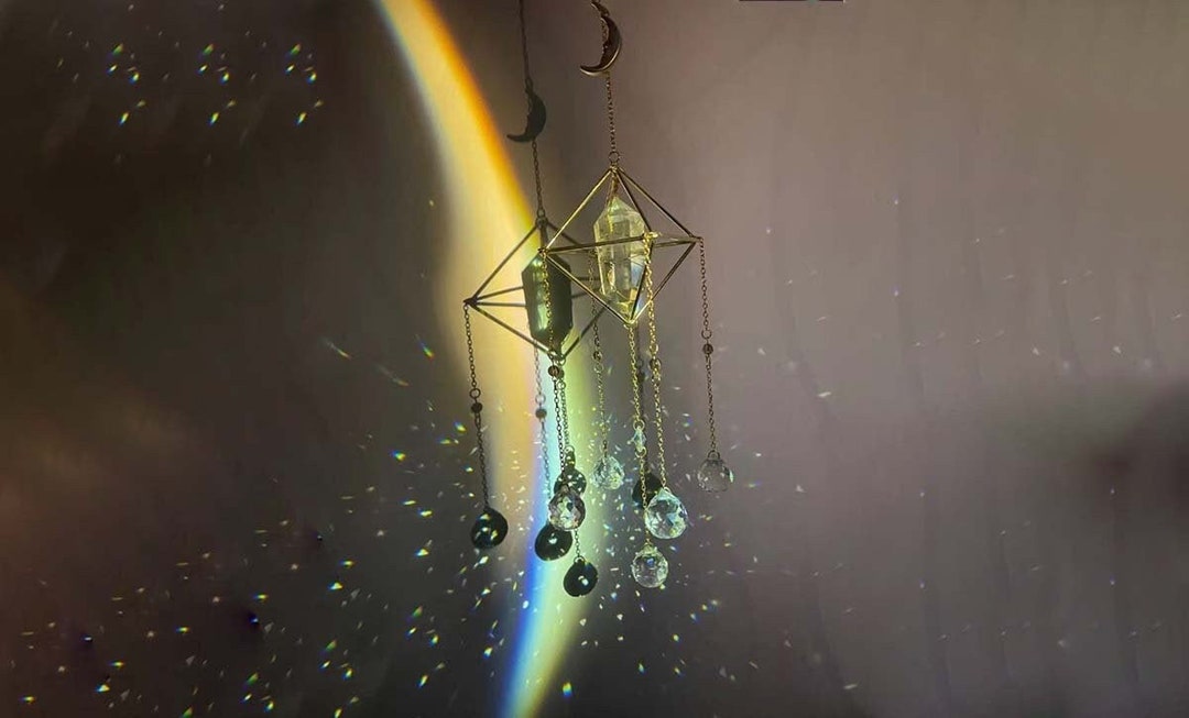 Geometric Crystal Suncatcher/suncatchers for Windows/crystal - Etsy
