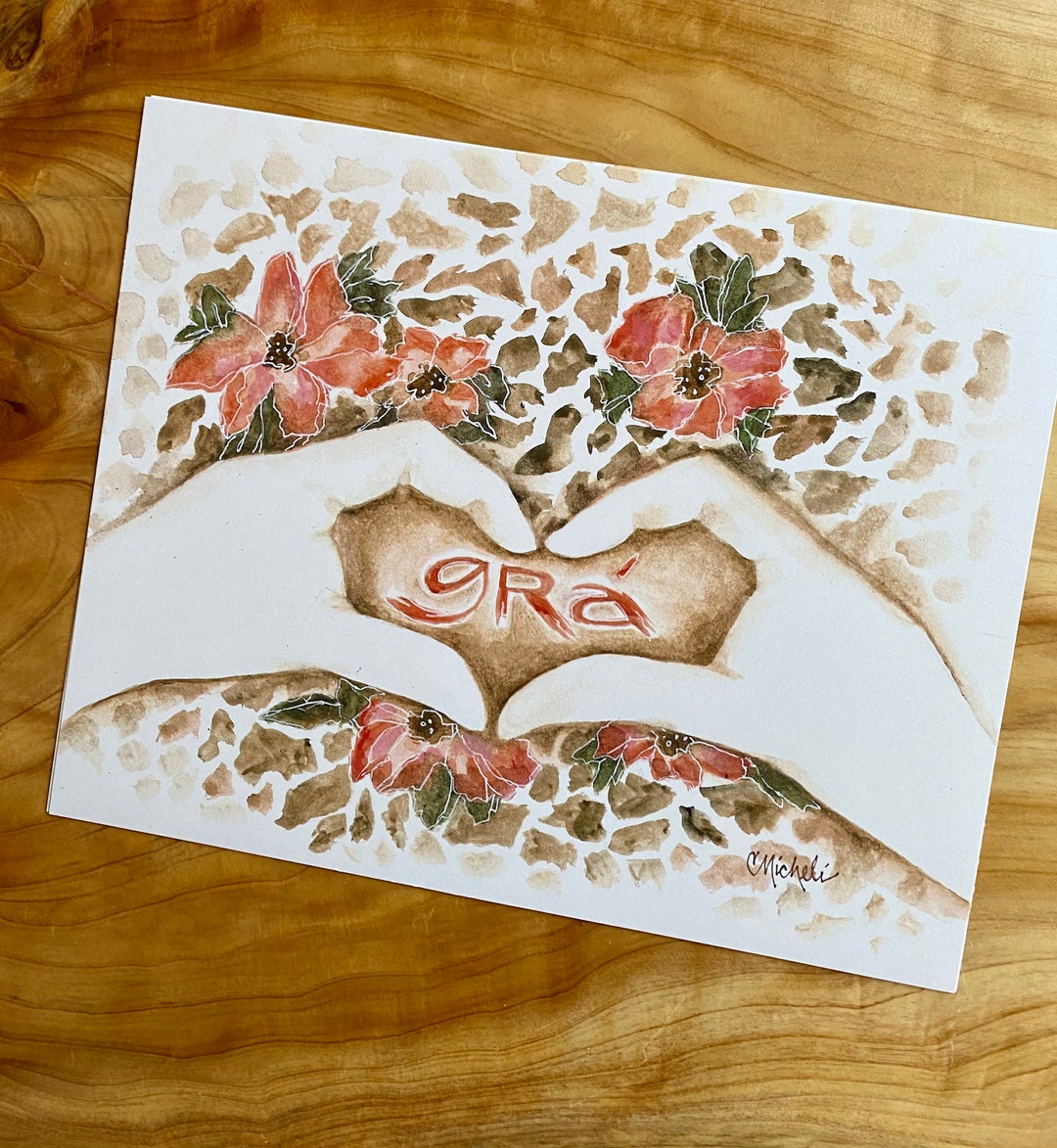 Gra / Irish LOVE Print /. 8 X 10 - Etsy
