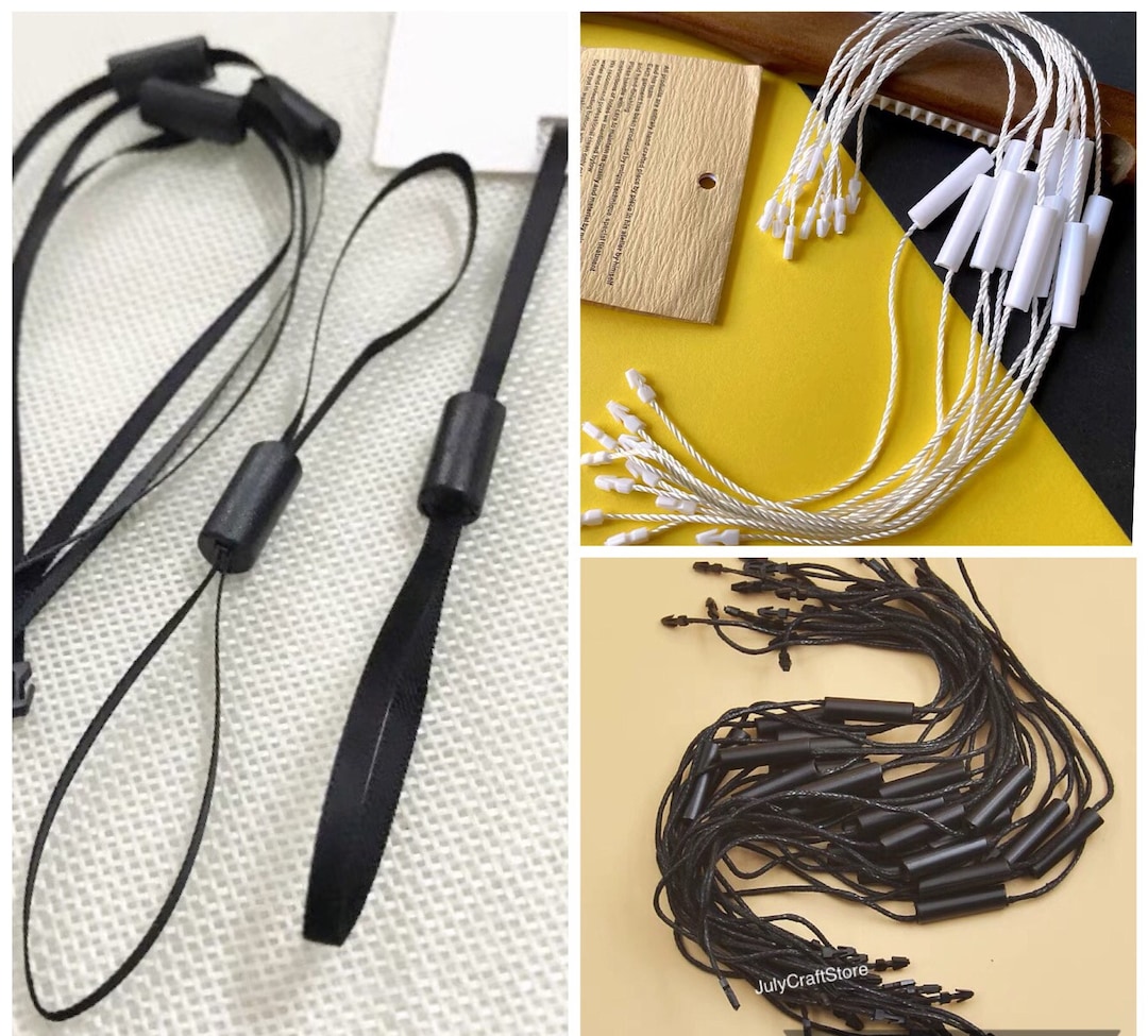 100pcs Satin Ribbon/nyon/waxed String Cylinder Double Lock Fasteners ...