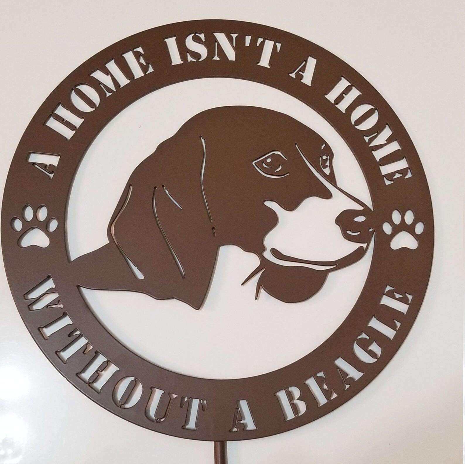 18 Inch Steel Steel Beagle Yard Sign - Etsy