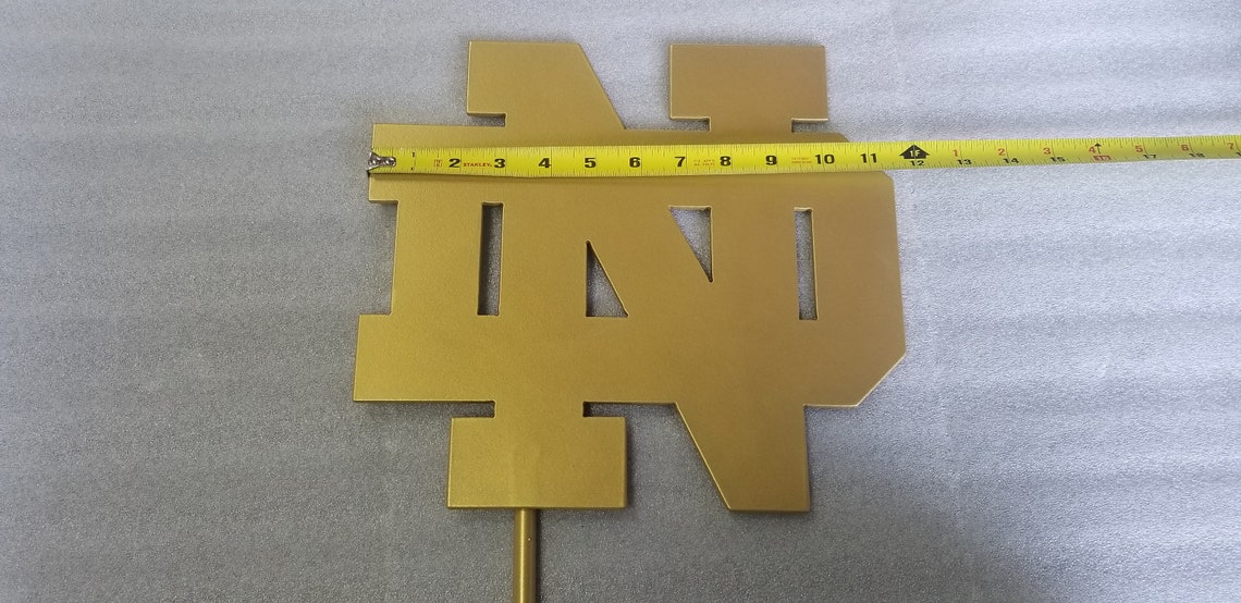 Steel Notre Dame Yard Sign - Etsy