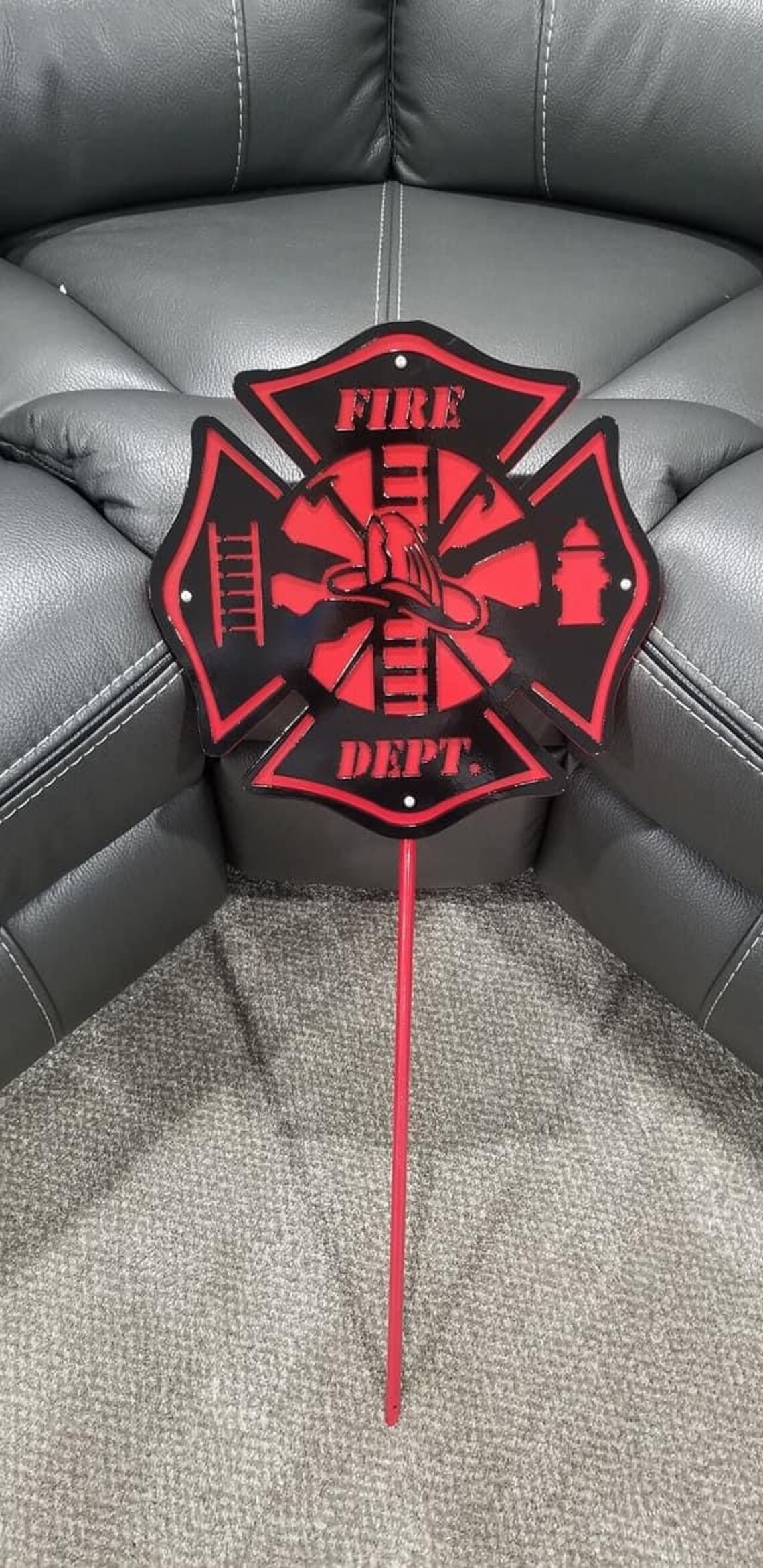 Steel Two Layer Maltese Cross Yard Sign - Etsy