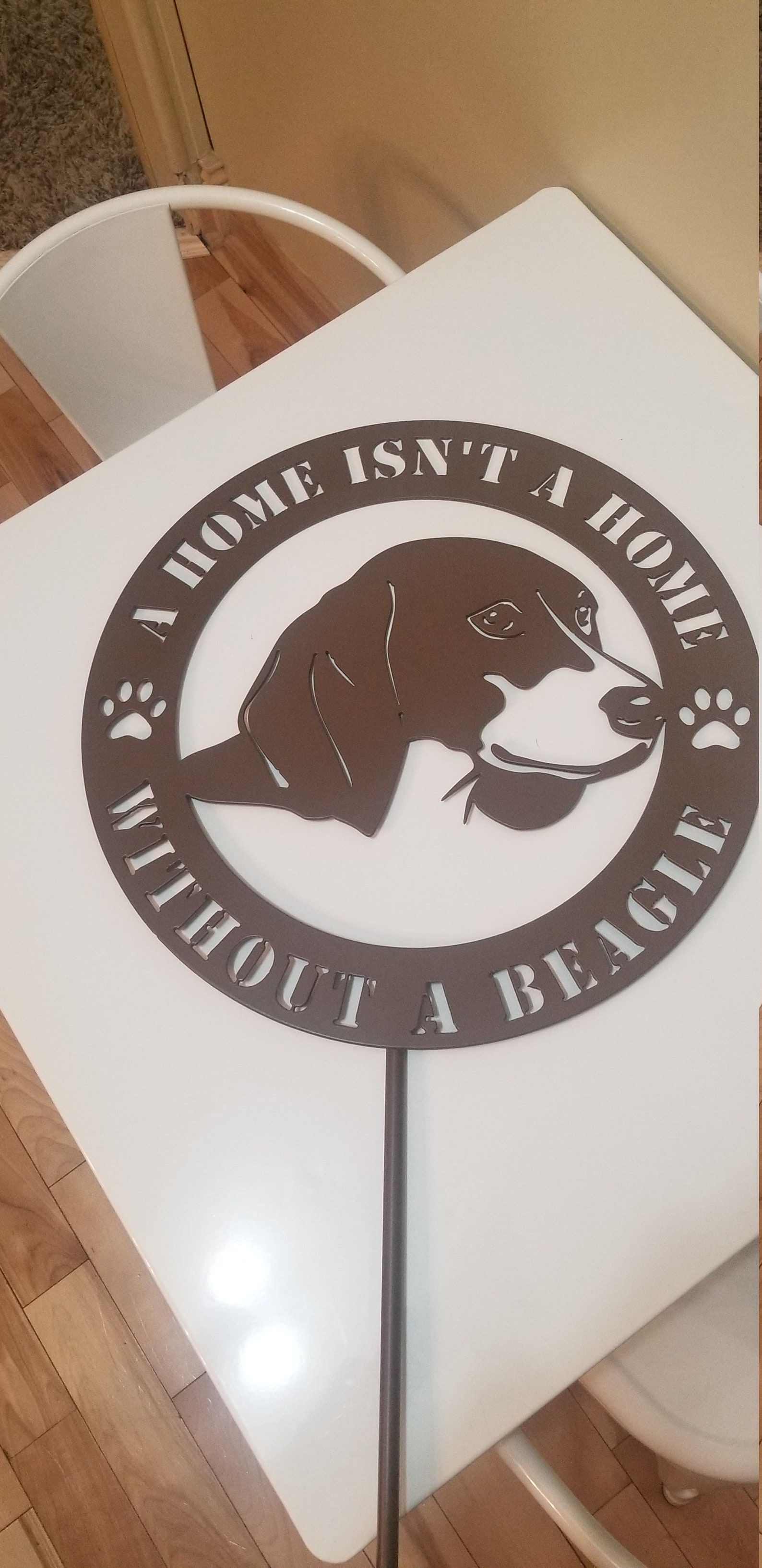 18 Inch Steel Steel Beagle Yard Sign - Etsy