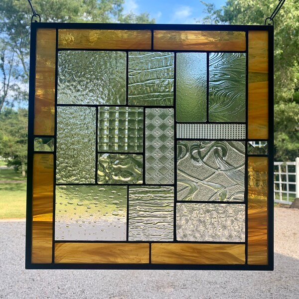 Leaded Glass Panel - Etsy