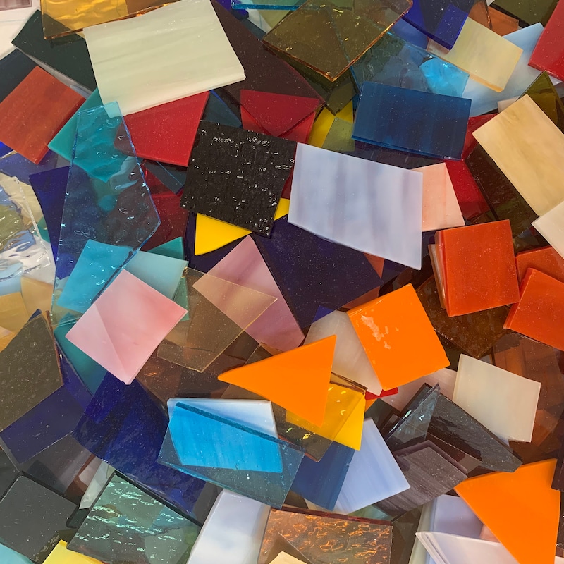 Stained Glass Shards - Etsy