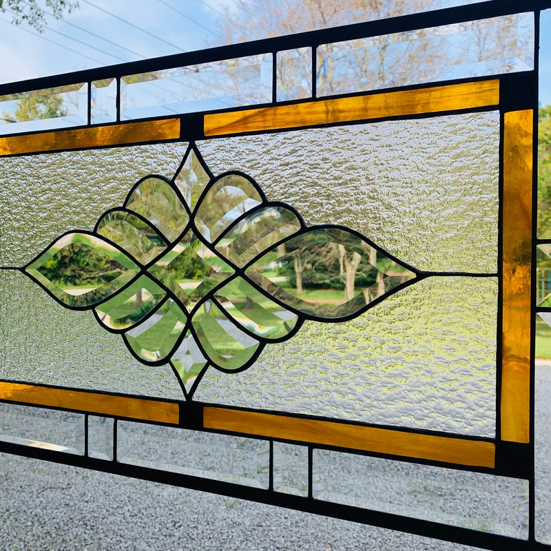 Stained Glass Window Panel - Etsy