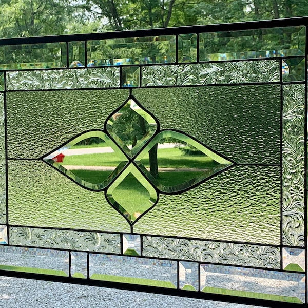 Octagon Stained Glass Window - Etsy